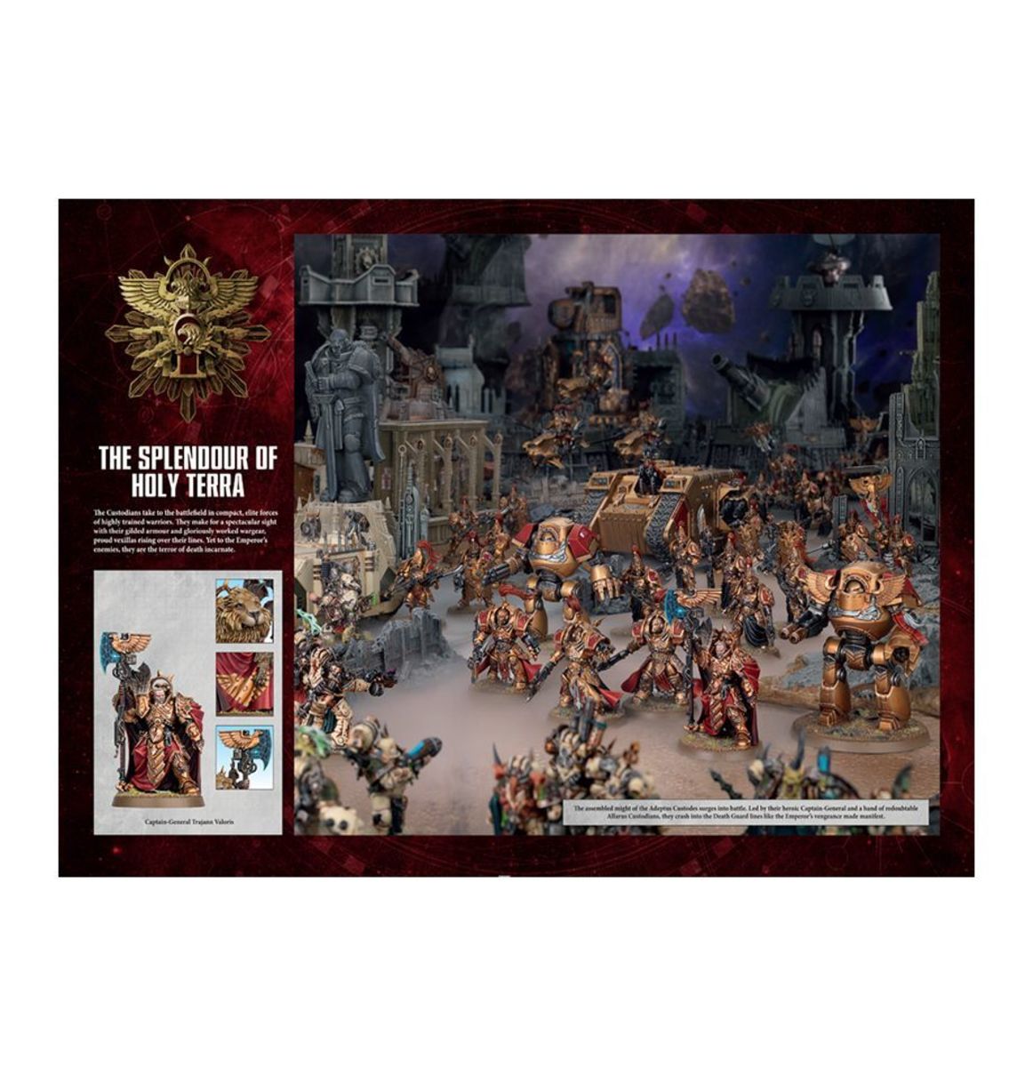 ADEPTUS CUSTODES CODEX COLLECTOR'S EDITION (HB) (INGLÉS) | Wargaming.cl