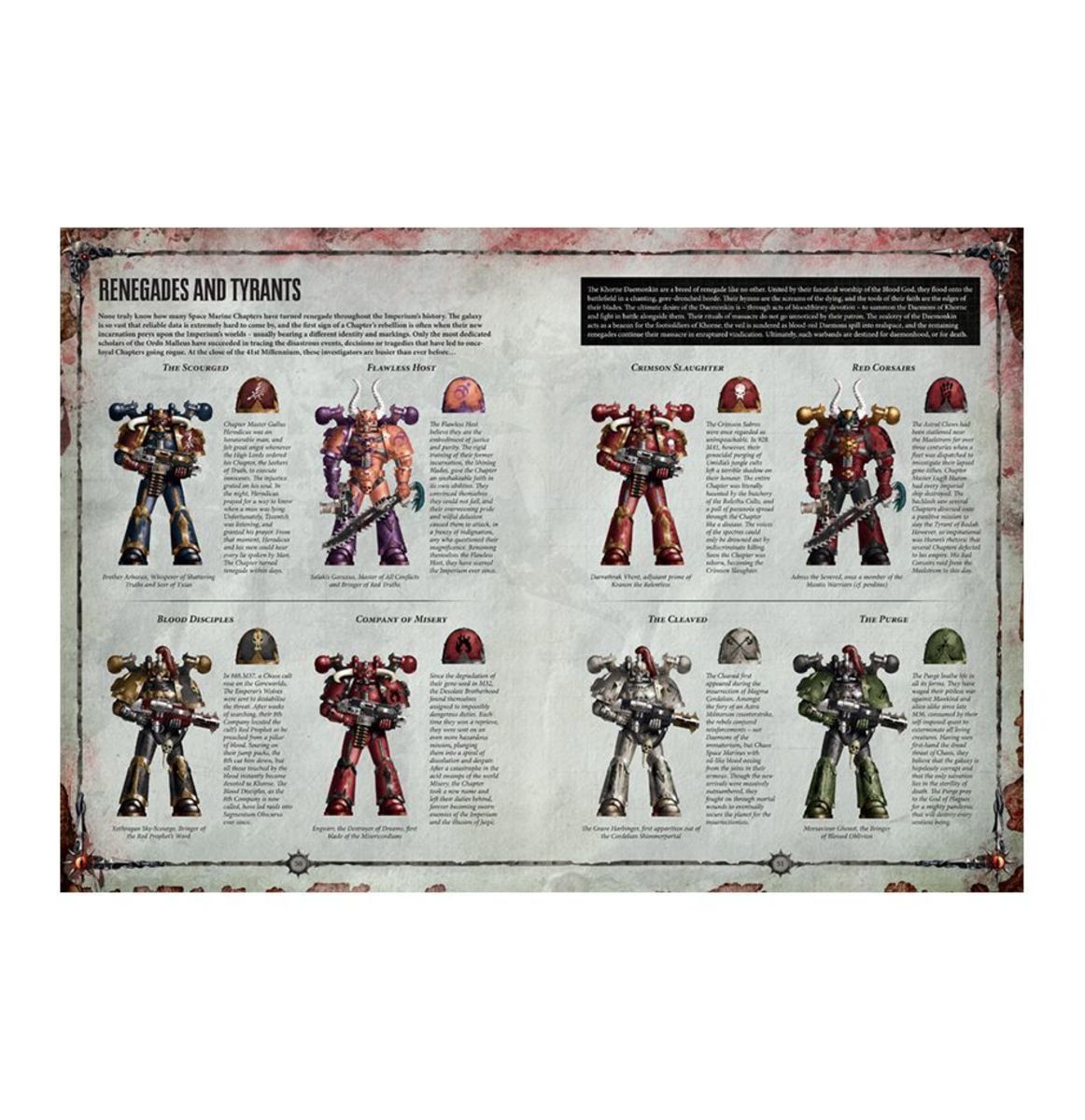 CHAOS SPACE MARINES CODEX (HARDBACK) (INGLES) | Wargaming.cl