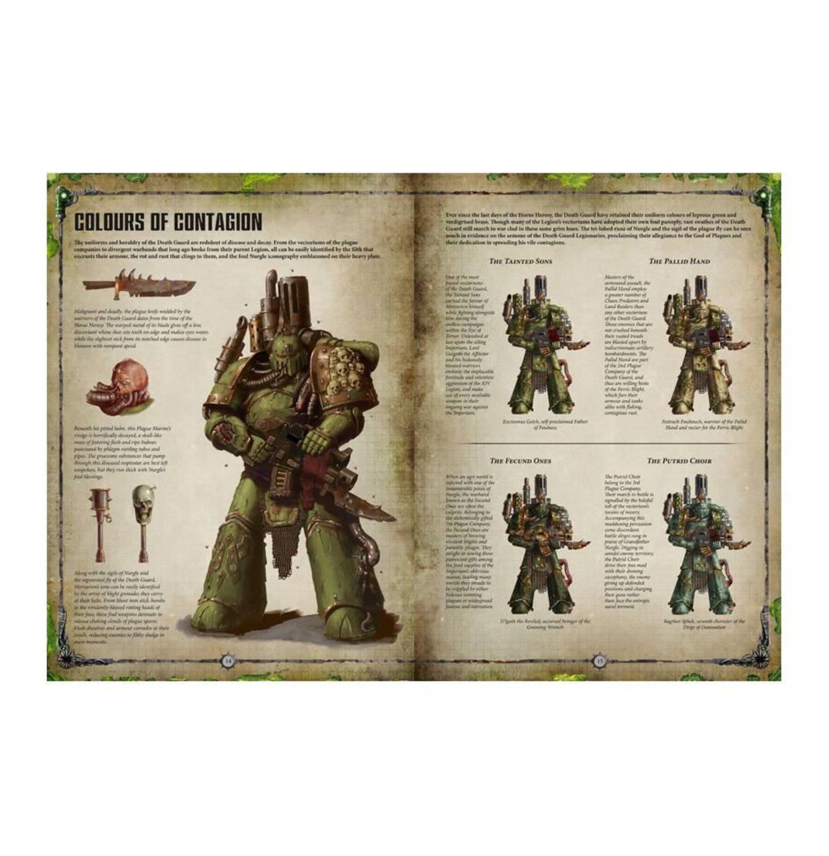 DEATH GUARD CODEX COLLECTOR'S EDITION (HB) (INGLES) | Wargaming.cl
