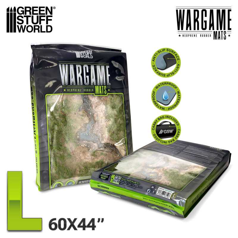 L - TAPETE DE JUEGO / WARGAME MAT - 152.5X111.7CM (44X60)- DUSKRIVER ...