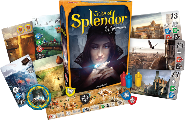 SPLENDOR: EXPANSION - CITIES OF SPLENDOR (ESPAÑOL) | Wargaming.cl