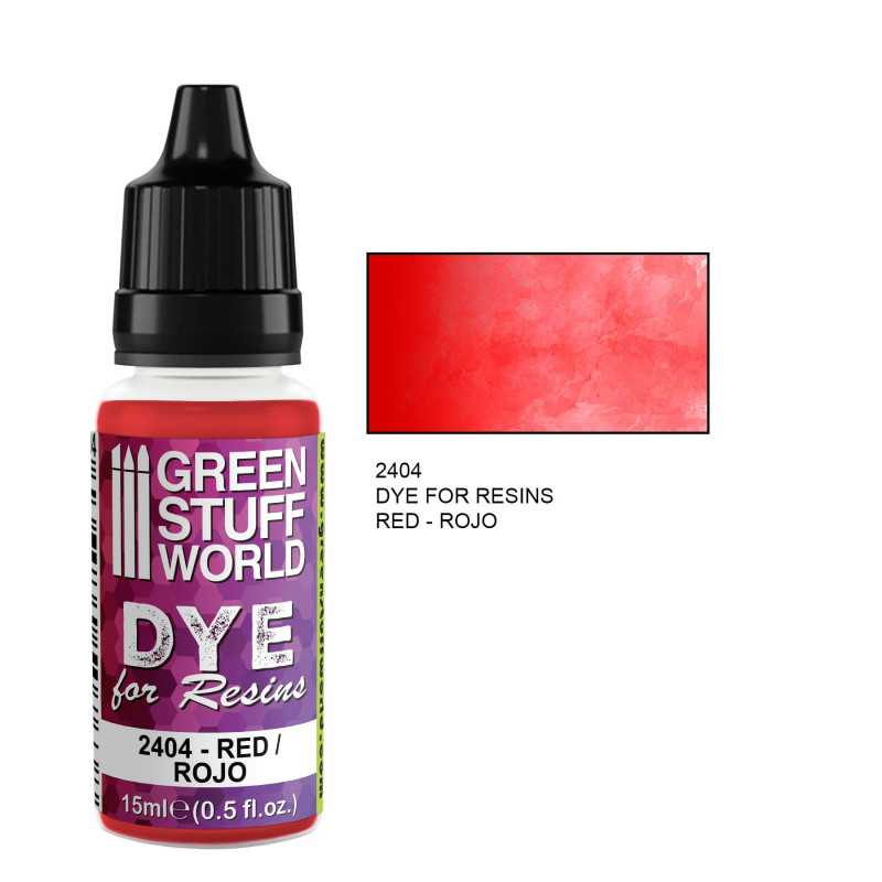 DYE FOR RESINS - RED-ROJO 15ML | bodega.wargaming.cl