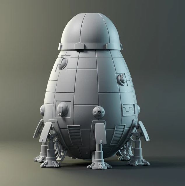 BATTLETECH: MAP SCALE DROPSHIP- OVERLORD-CLASS | Wargaming.cl