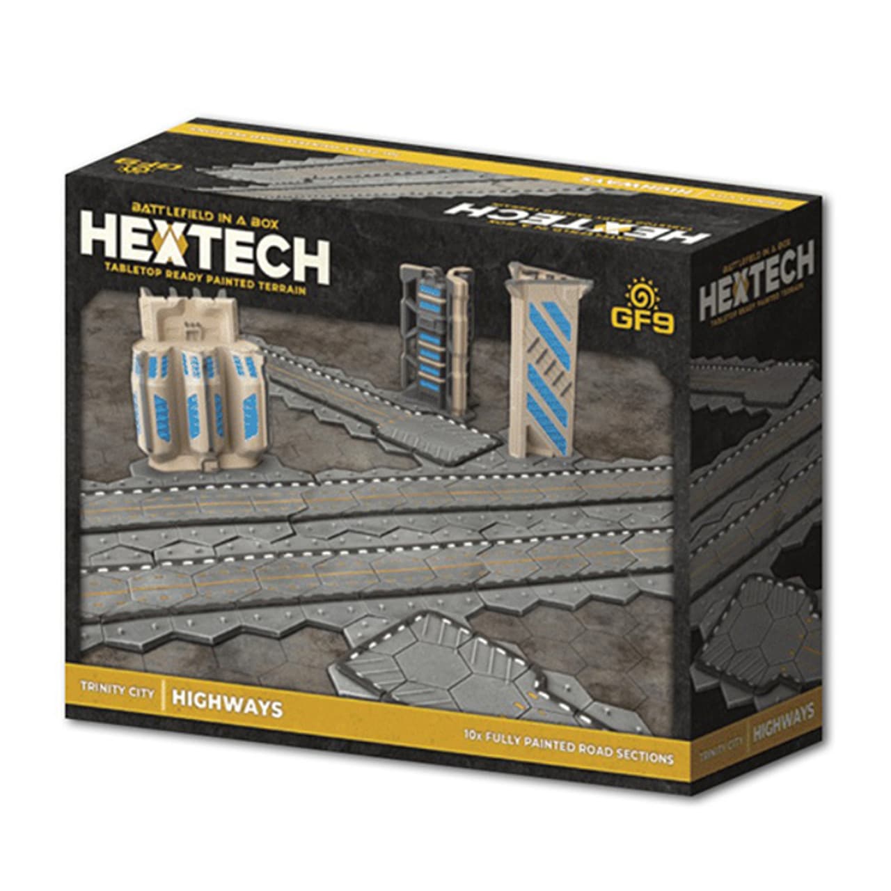BATTLEFIELD IN A BOX - HEXTECH TERRAIN- WAVE 2- HIGHWAYS | Wargaming.cl
