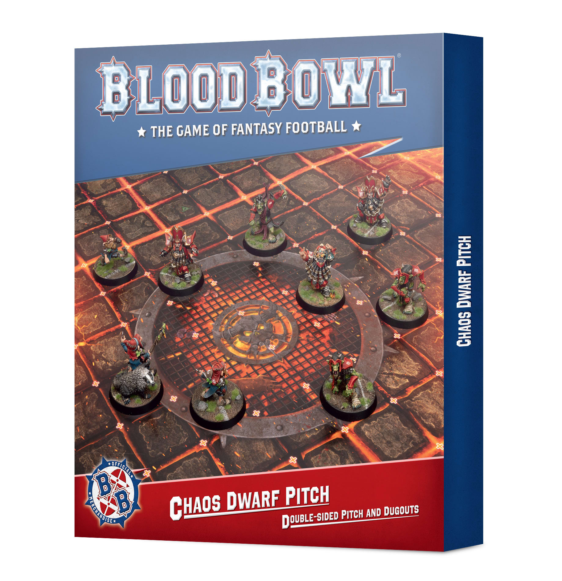 BB: CHAOS DWARF TEAM PITCH & DUGOUTS | bodega.wargaming.cl