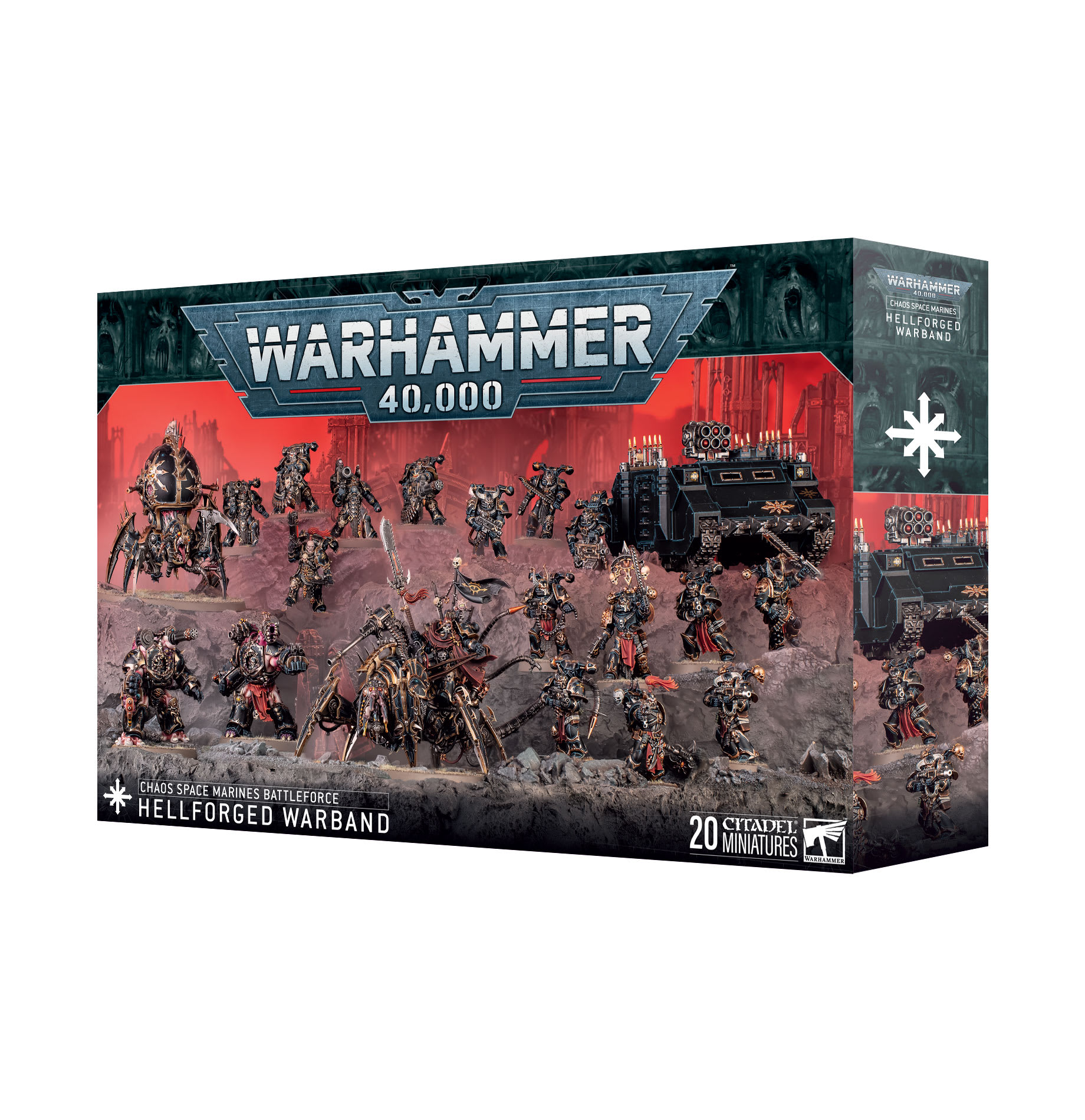 CHAOS SPACE MARINES: HELLFORGED WARBAND | Wargaming.cl