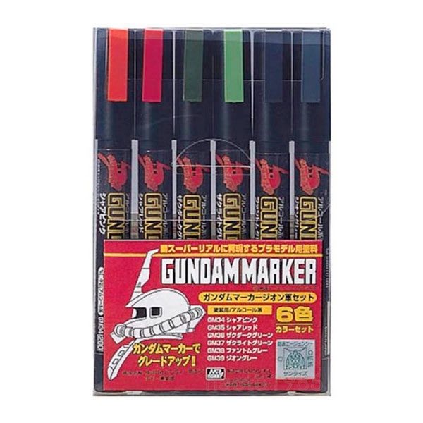 GM Gundam Marker Zeon Set (2022) | Wargaming.cl