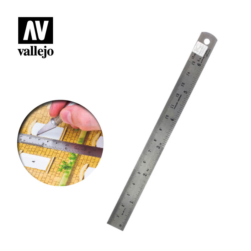 TOOLS RULER- STEEL RULE (150 MM) | Wargaming.cl