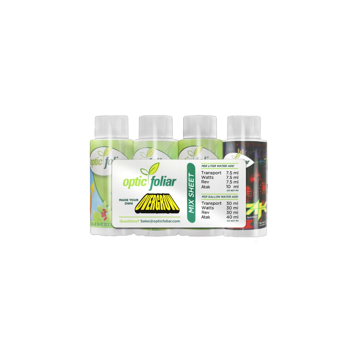 4 Pack | 60 ml. | Optic Foliar | Outlet Weed