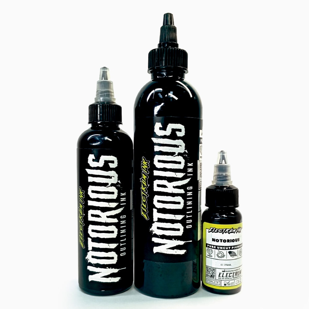 TINTA ELECTRUM NOTORIOUS BLACK | EVOLUTION TATTOO SUPPLY
