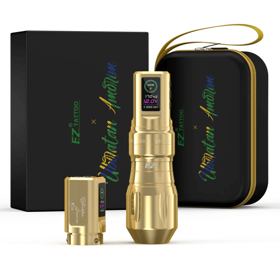 MAQUINA EZ P3 PRO INALÁMBRICA UBIRATAN AMORIN 2 BATERÍAS STROKE AJUSTABLE GOLDEN | EVOLUTION ...