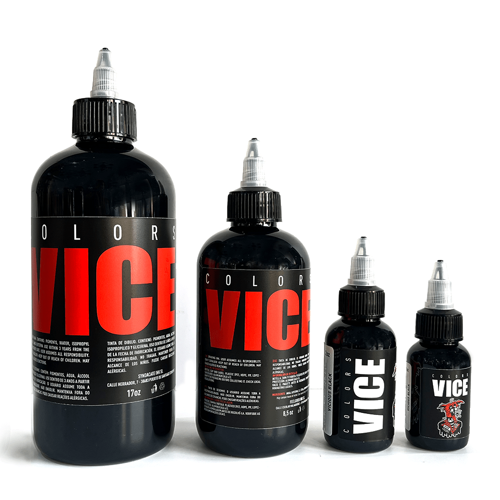 TINTA VICE VICIOUS BLACK | EVOLUTION TATTOO SUPPLY