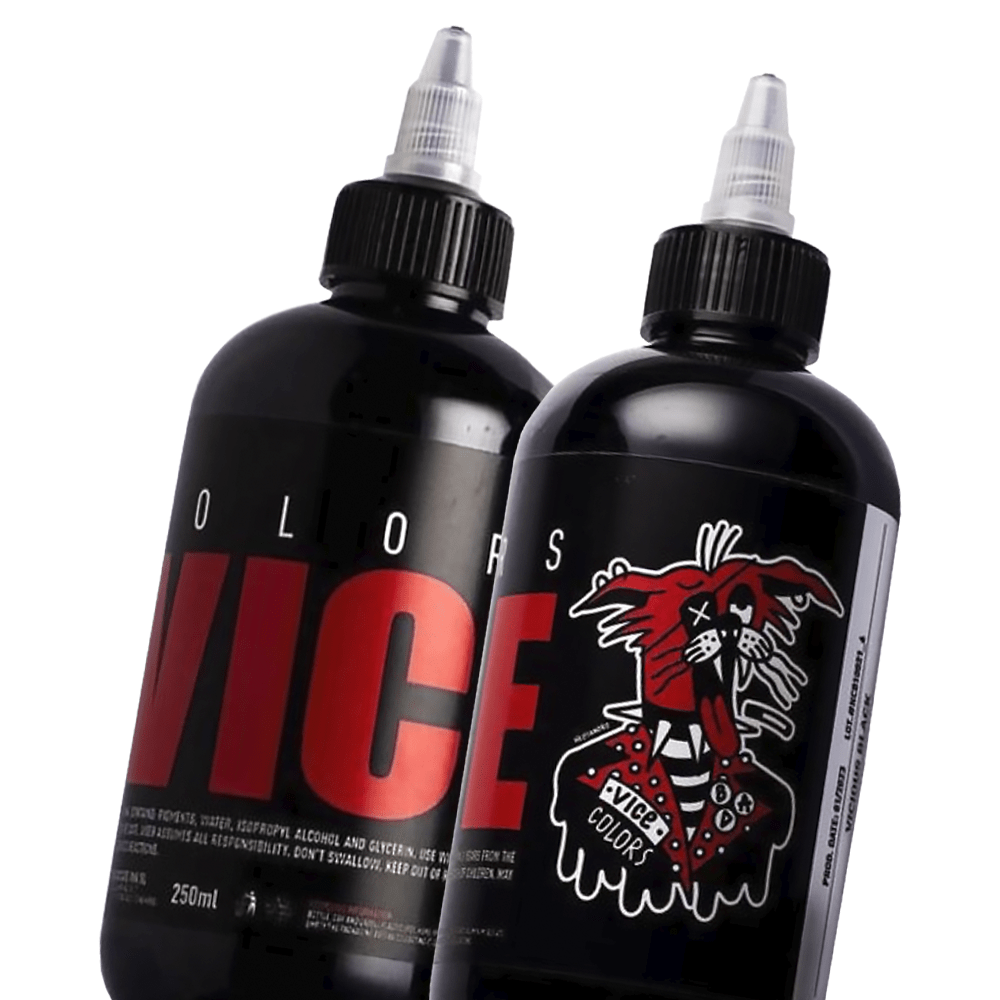 TINTA VICE VICIOUS BLACK | Evolution Tattoo Chile