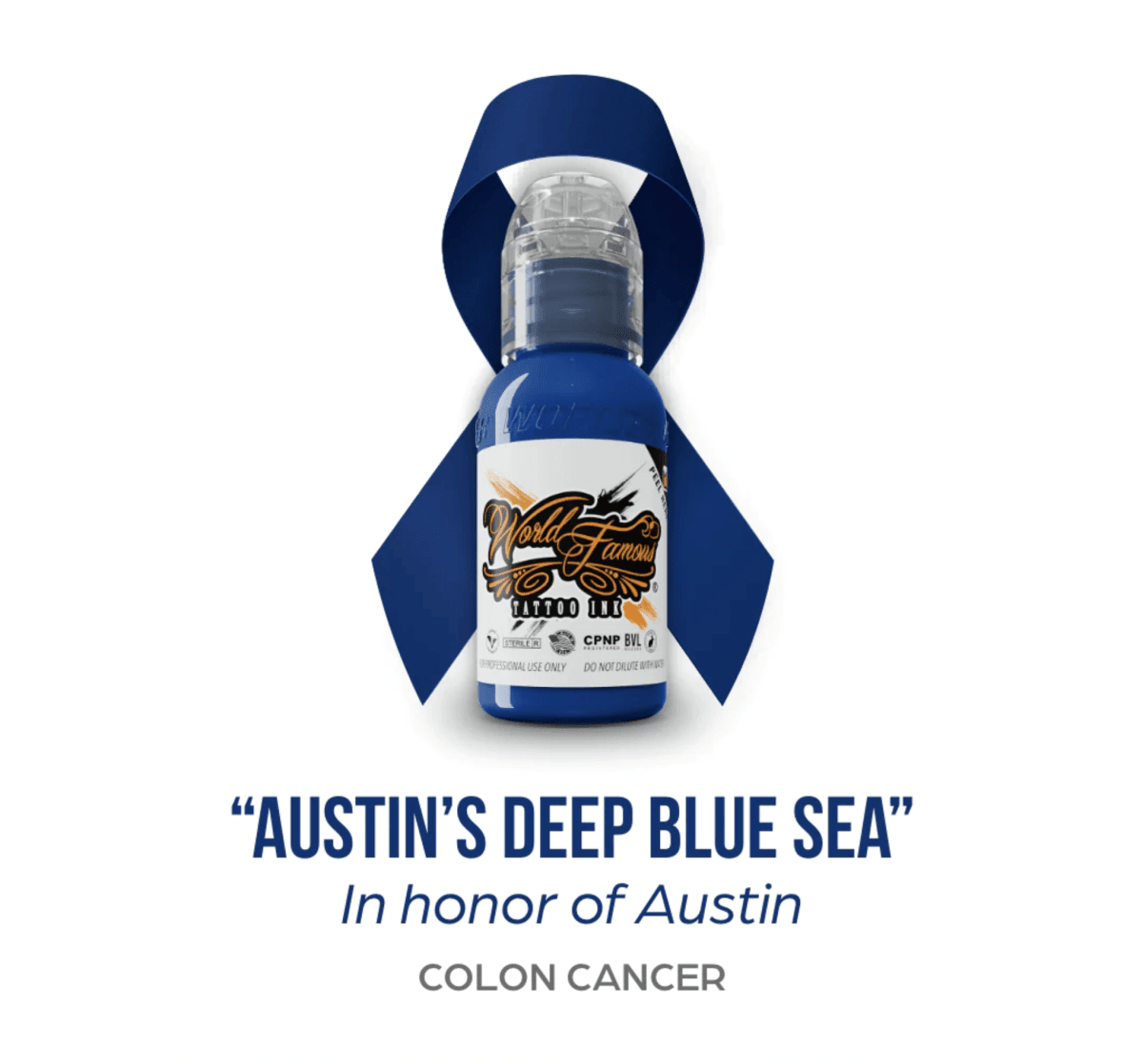 TINTA WORLD FAMOUS AUSTIN'S DEEP BLUE SEA | Evolution Tattoo Chile