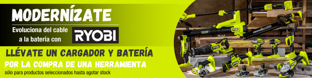 PROMOCIÓN RYOBI | TODOTALLER - Insumos Industriales