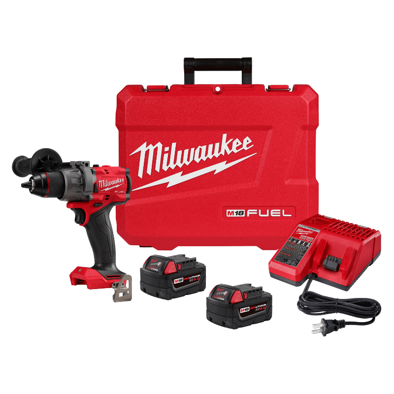 KIT TALADRO 1/2" M18 FUEL CON BATERIAS Y CARGADOR MILWAUKEE 2904-22 | TODOTALLER - Insumos ...