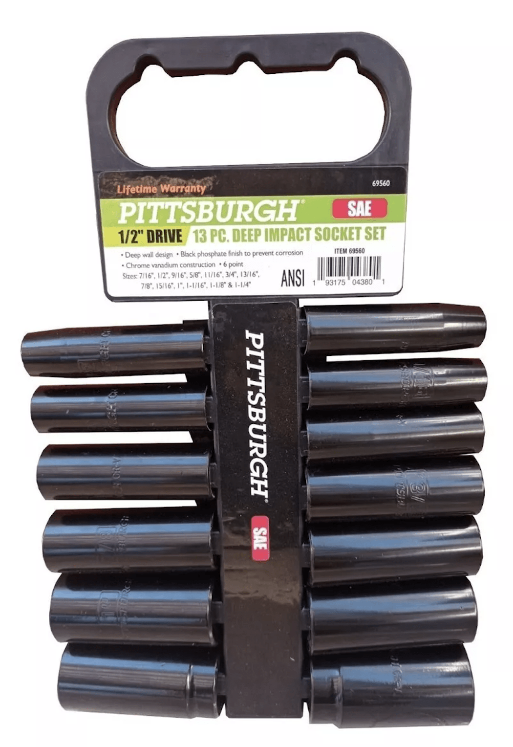SET 13 DADOS DE IMPACTO PROFUNDO 1/2" PITTSBURGH 69560 | TODOTALLER ...