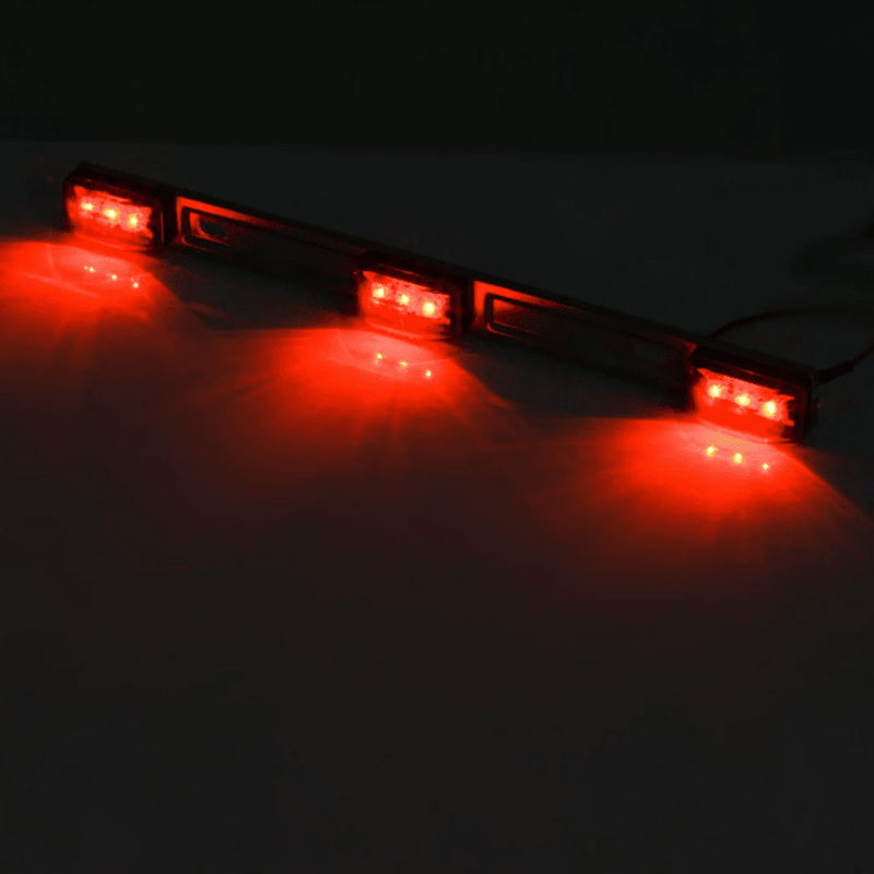 FOCOS 3 LUCES LED ROJO (2 PCS) PARTSAM 127995 | TODOTALLER - Insumos ...