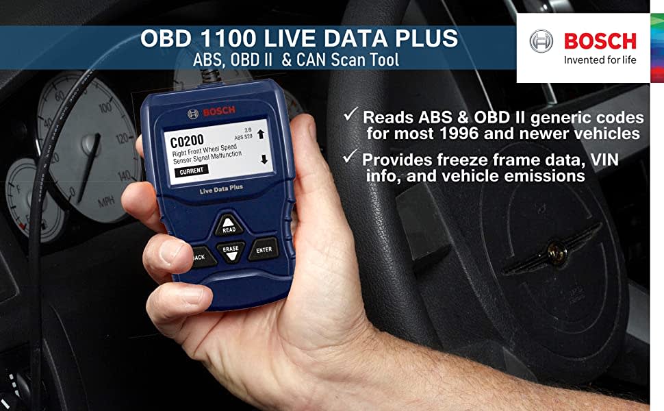 SCANNER BOSCH OBD 1100 | TODOTALLER - Insumos Industriales