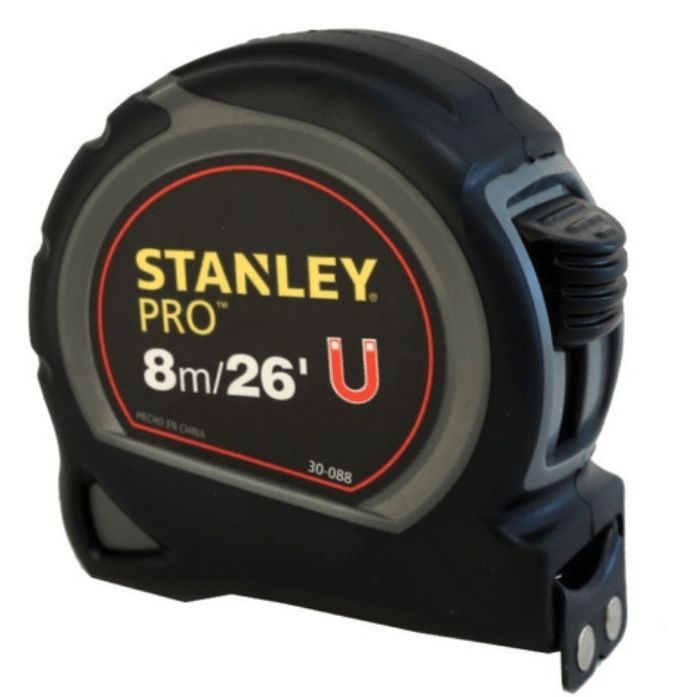 CINTA METRICA PRO 8M/26" STANLEY 30-088 | TODOTALLER - Insumos Industriales