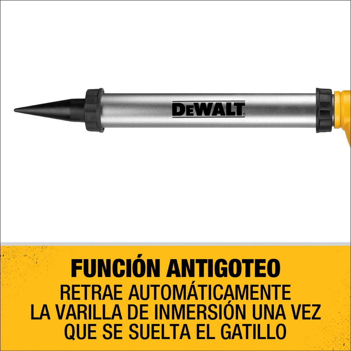 PISTOLA DE ADHESIVO 20V DEWALT DCE580B | TODOTALLER - Insumos Industriales