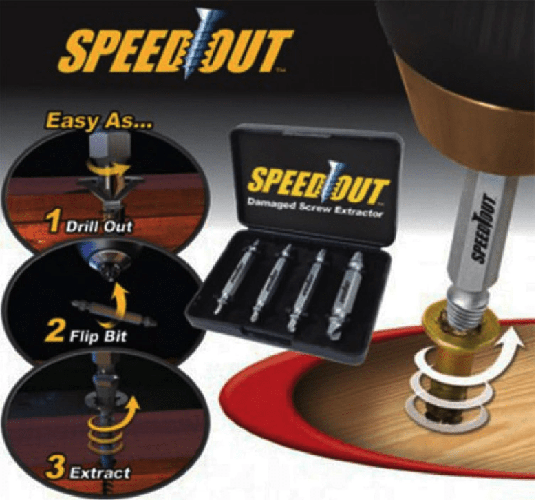 EXTRACTOR DE TORNILLOS SPEED OUT PRO | TODOTALLER - Insumos Industriales