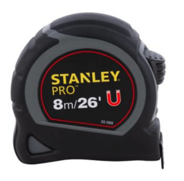 CINTA METRICA PRO 8M/26" STANLEY 30-088 | TODOTALLER - Insumos Industriales