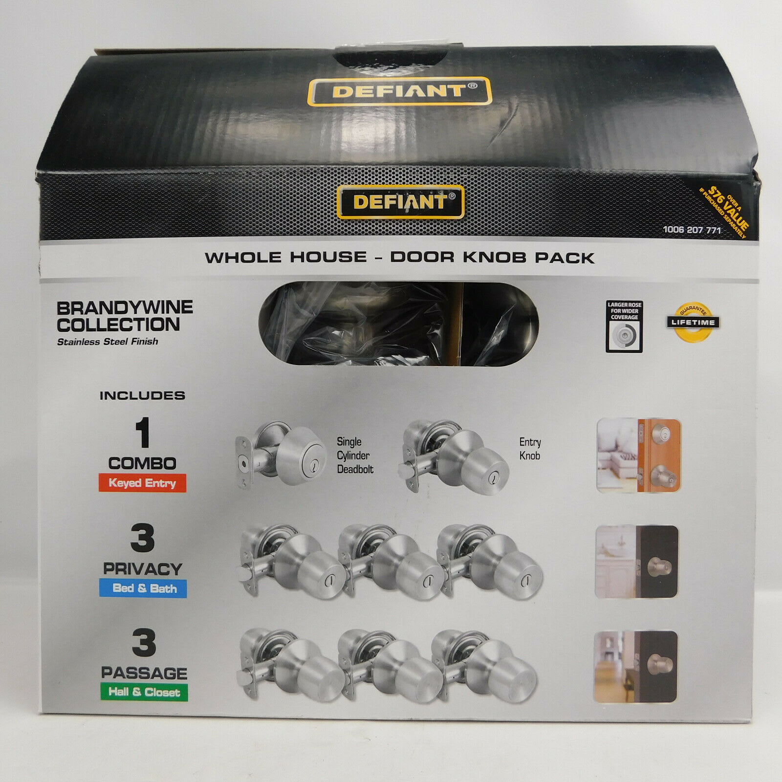 SET 7 CHAPAS PUERTA DEFIANT 32B86HOUSEPACK | TODOTALLER - Insumos Industriales