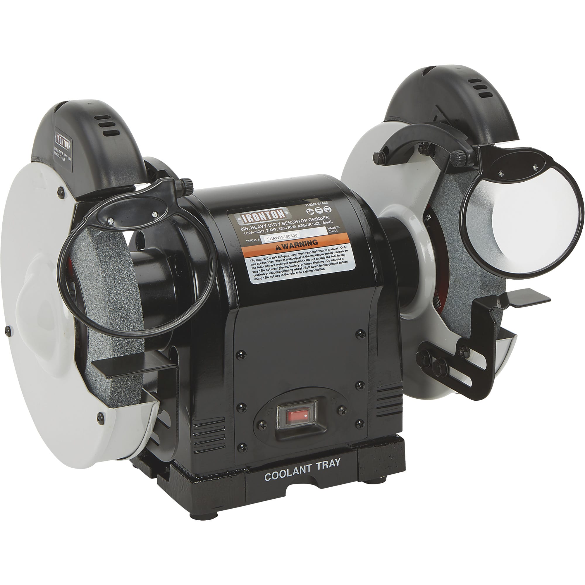 ESMERIL DE BANCO 8” IRONTON HEAVY DUTY 61456 | TODOTALLER - Insumos ...