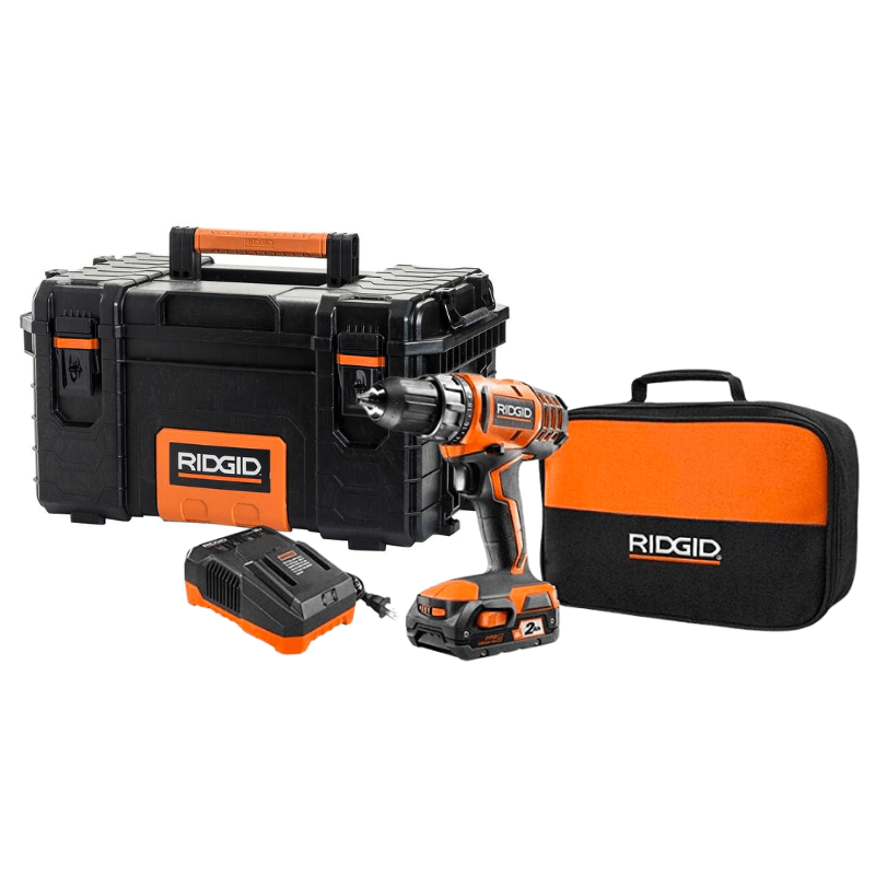 PACK TALADRO 18V R8600521K + CAJA HERRAMIENTAS 22" 221733 RIDGID ...