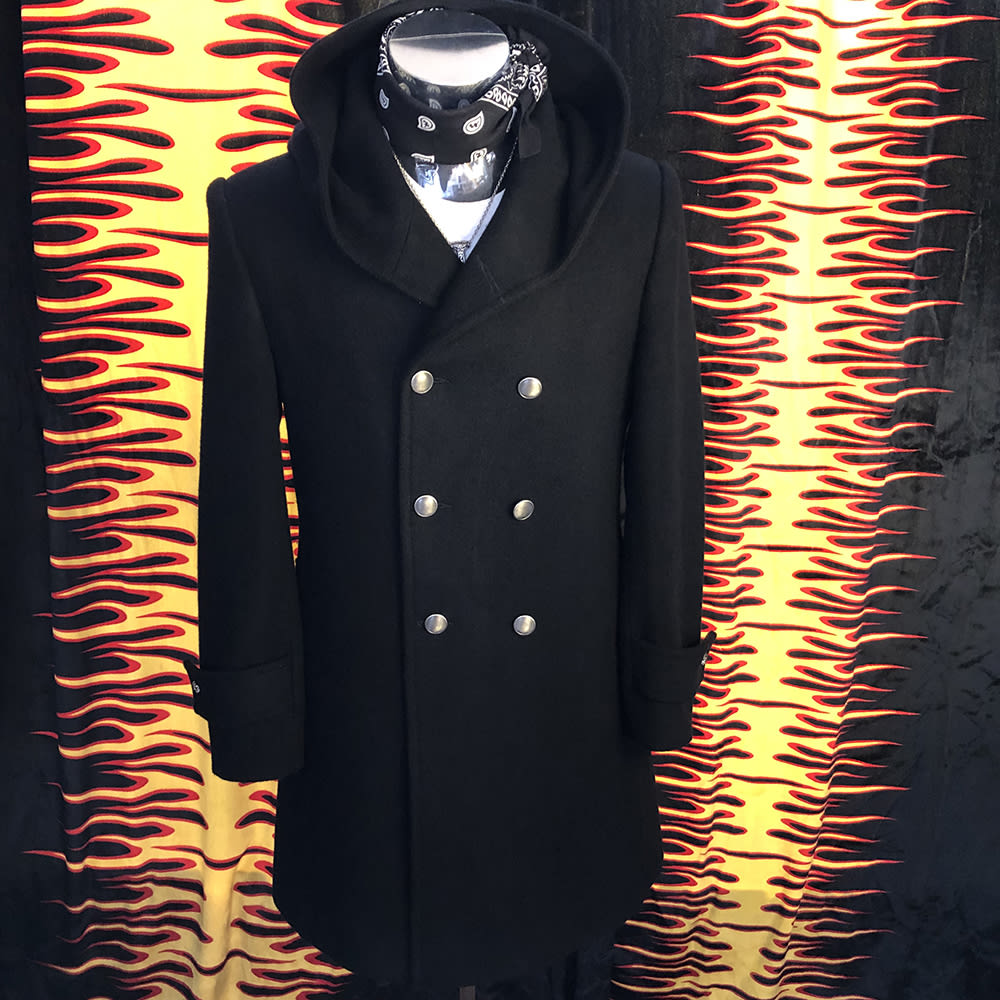 Capote Masculino Capucha | Pulguera: Sastrería Rockera®