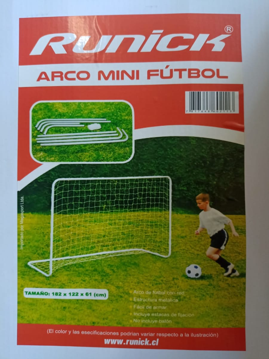 MINI ARCO DE FUTBOL RUNICK 182x122x60 CM | Sportclass