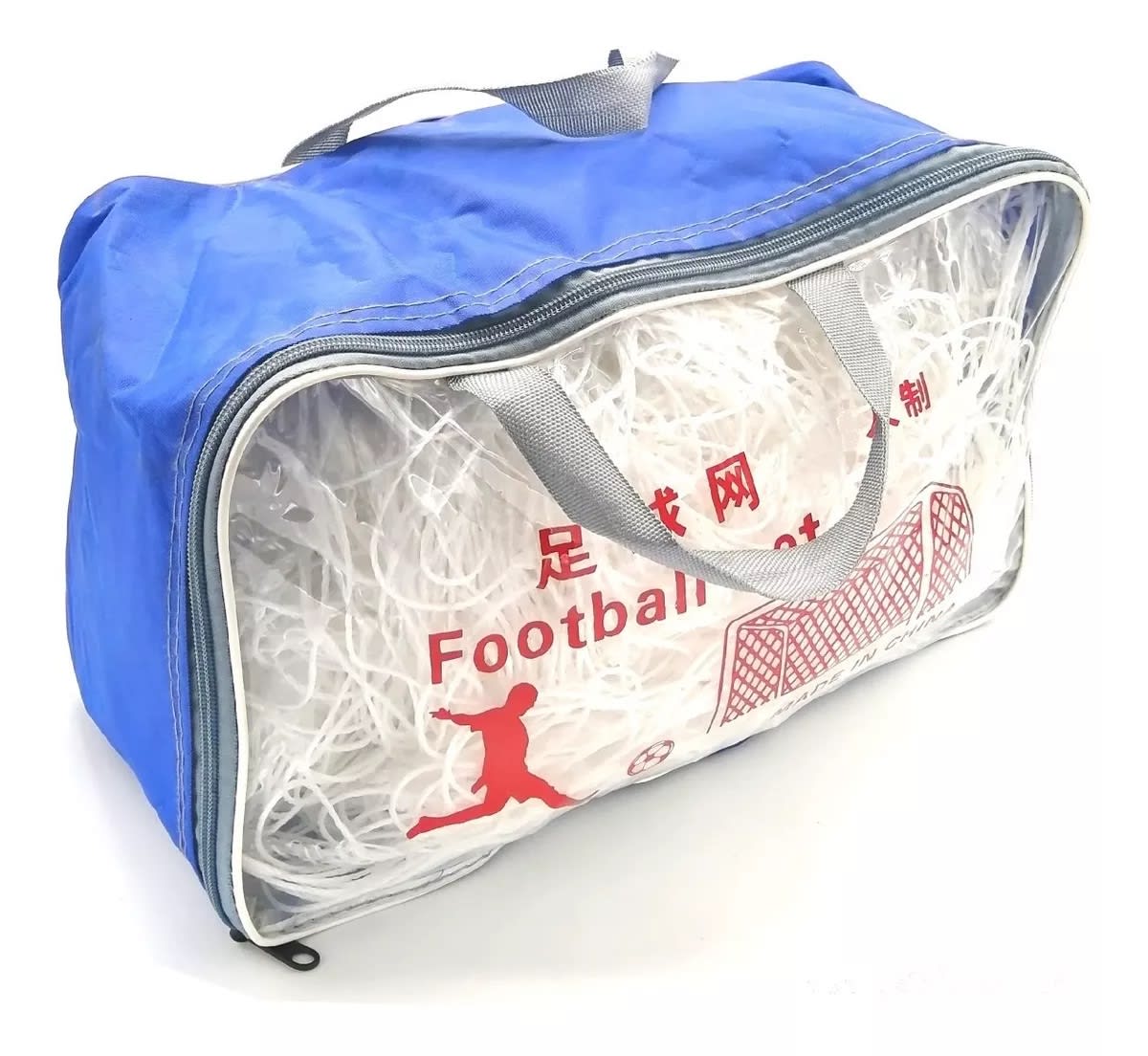 RED DE FUTBOL POLIETILENO TRENZADO 2 MM MODELO PL-637-4 | Tecnoclass SpA