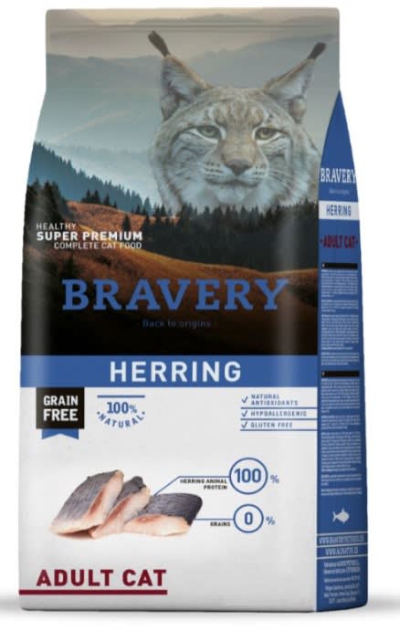 Bravery Herring Adult Cat 2 kg | FOODYPET ALIMENTOS Y FARMACIA VETERINARIA