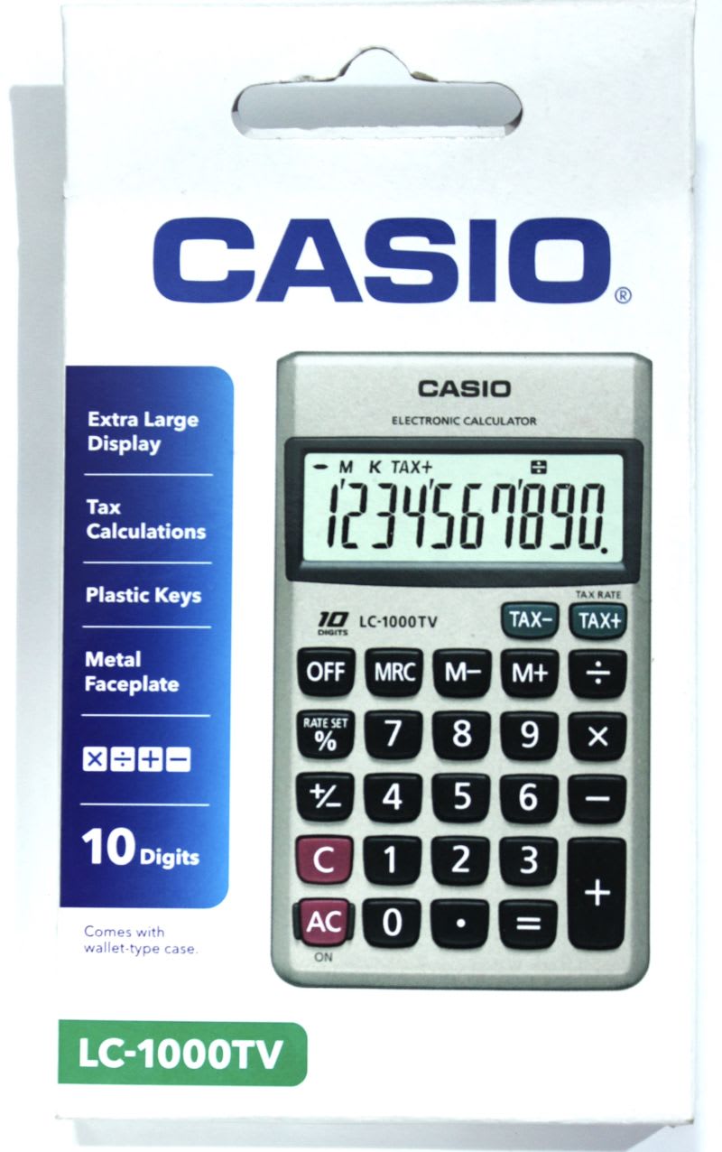 CALCULADORA CASIO LC-1000TV | Galetti.cl