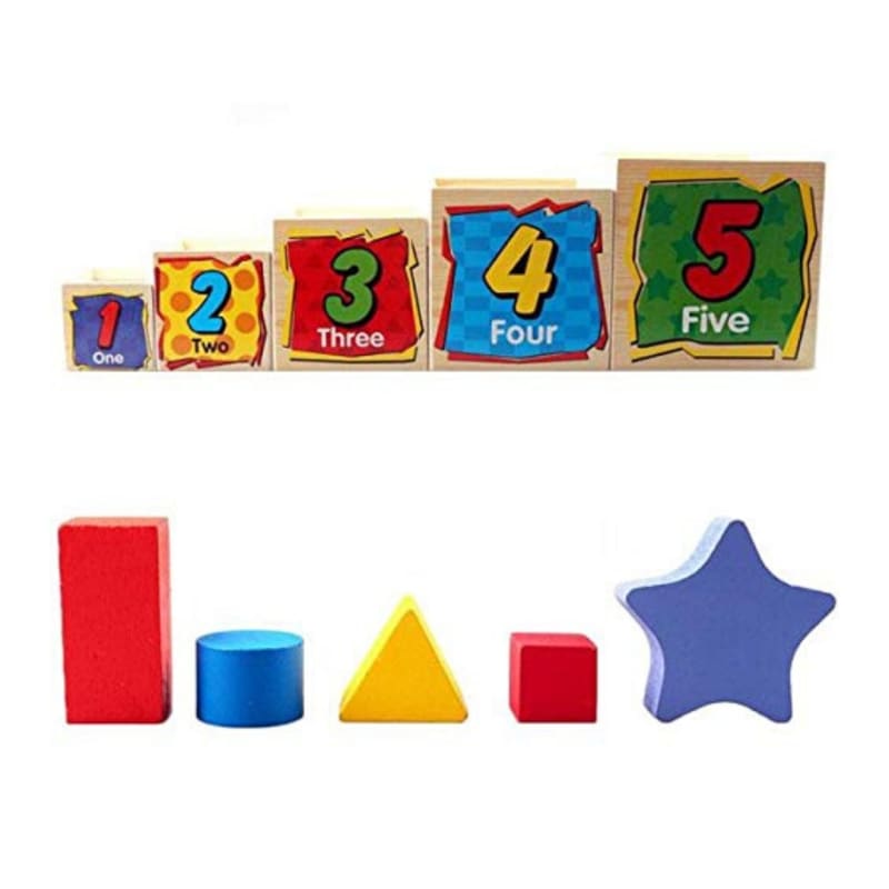 Cubos Apilables de Madera | Jugueteria Rincón Infantil