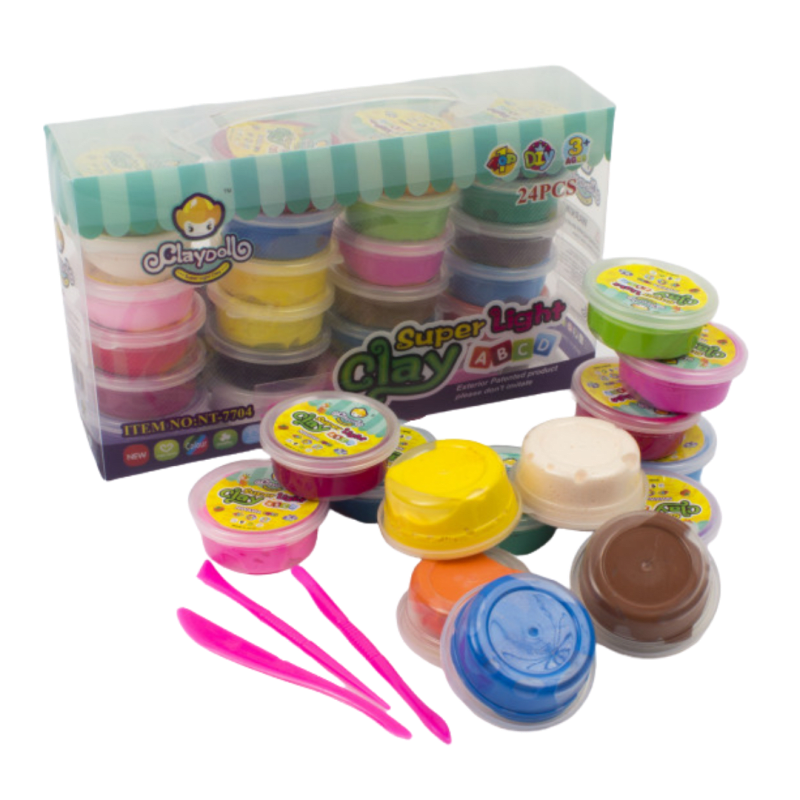 Masa Moldeable 24 pcs | Jugueteria Rincón Infantil