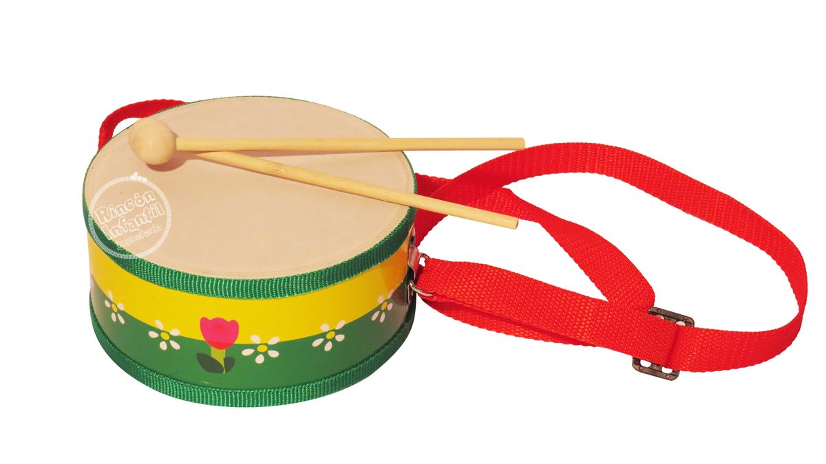 Tambor Infantil De Madera | Mayorista Didacticos