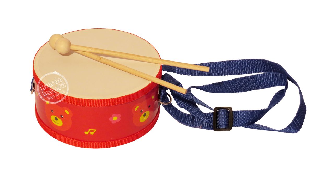 Tambor Infantil De Madera | Mayorista Didacticos