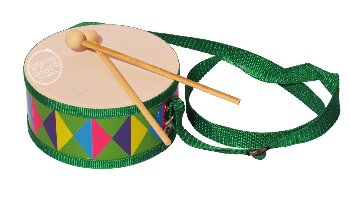 Tambor Infantil De Madera | Mayorista Didacticos