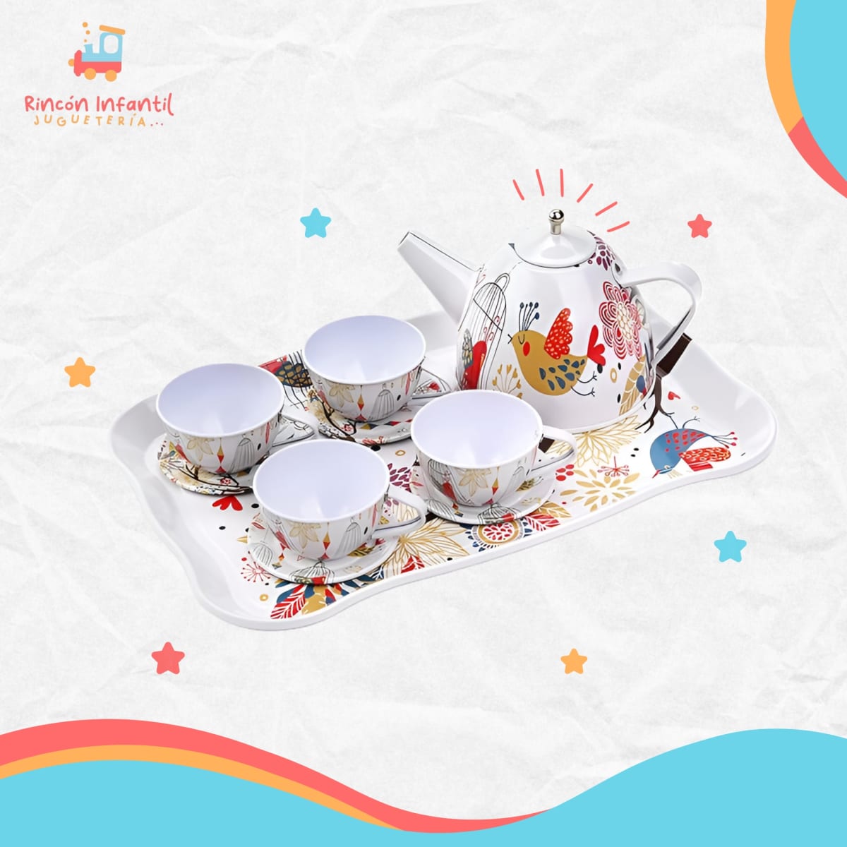 Set De Te Metálico | Jugueteria Rincón Infantil