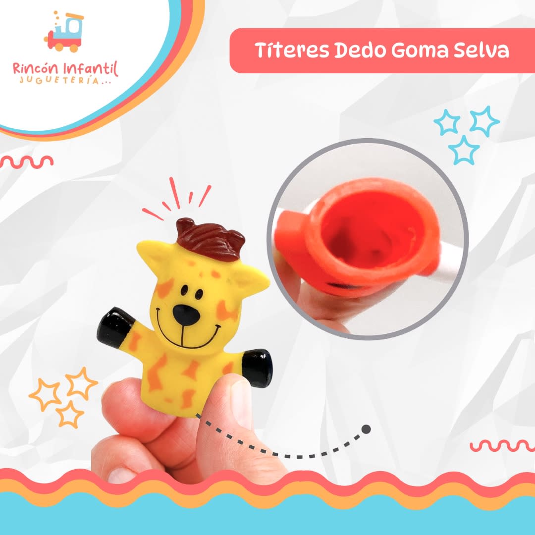 Titeres dedo Selva | Jugueteria Rincón Infantil