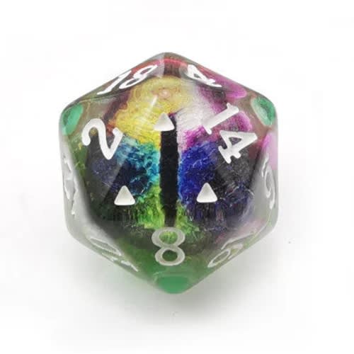 Dado D20 Caras: Ojo de Dragon - Aqua | Guild Dreams