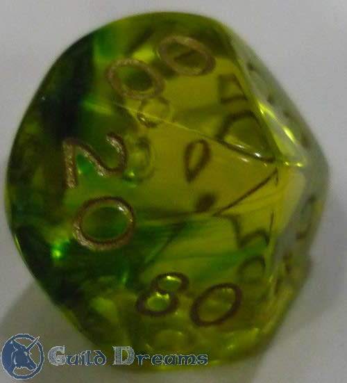 Dado D10% (Porcentual) Blitz - Guildreams