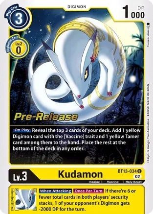 BT13-034 Kudamon (Pre-Release) | Guild Dreams