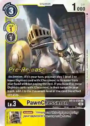 BT13-035 PawnChessmon (Pre-Release) | Guild Dreams