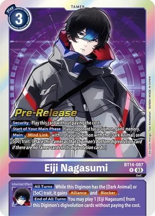 BT14-087 Eiji Nagasumi (Pre-Release) | Guild Dreams