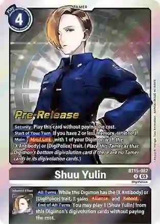 BT15-087 Shuu Yulin (Pre-Release) | Guild Dreams