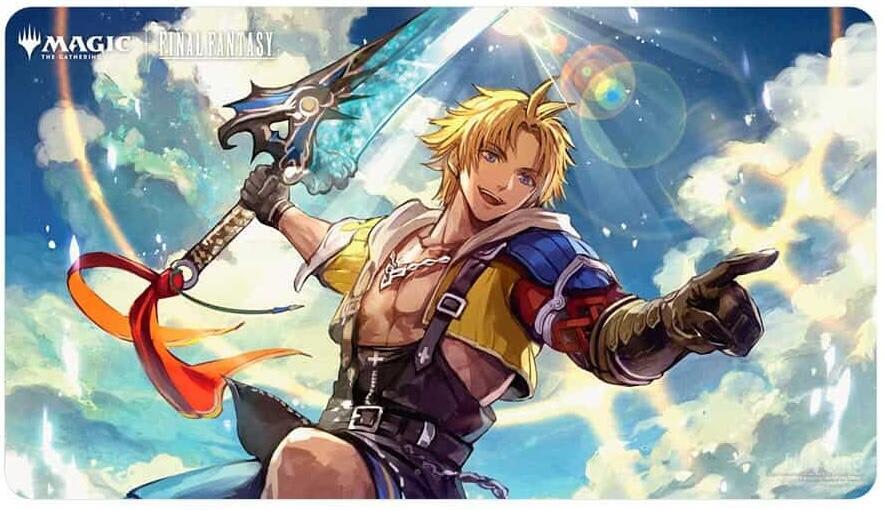 Playmat Magic The Gathering: Final Fantasy x Universes Beyond Tidus ...