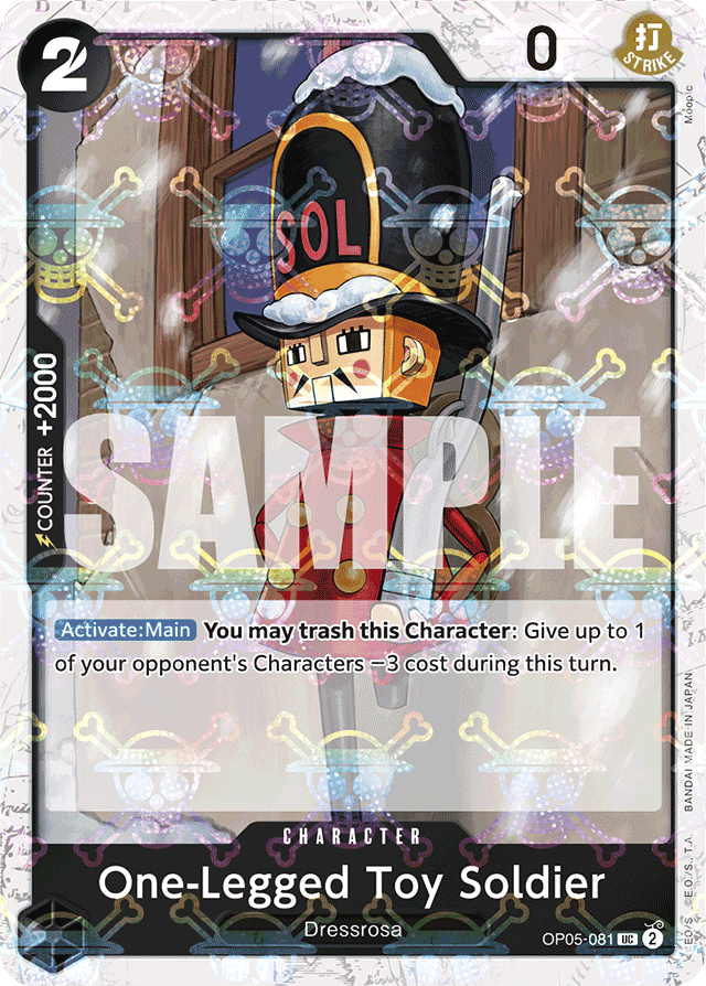 OP05-081 One-Legged Toy Soldier (Jolly Roger Foil) | Guild Dreams